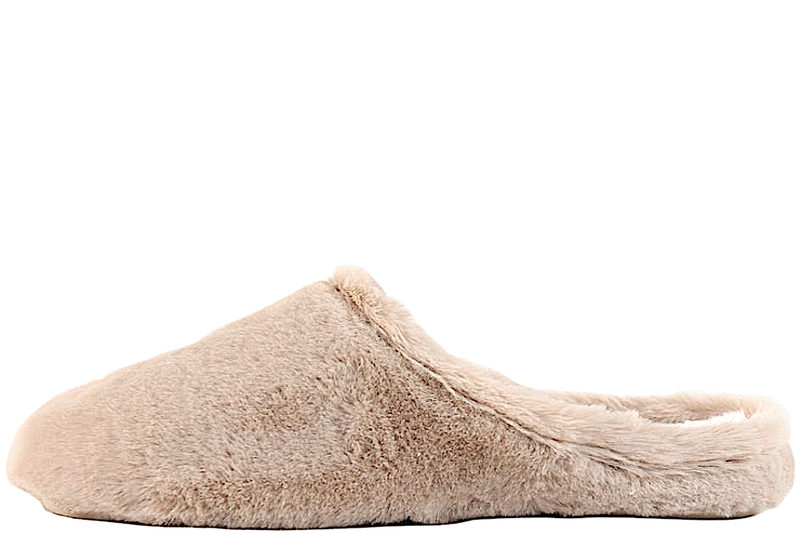 Køb COPENHAGEN SHOES FEEL HJEMMESKO I BEIGE PLYS Her - Salg af ...