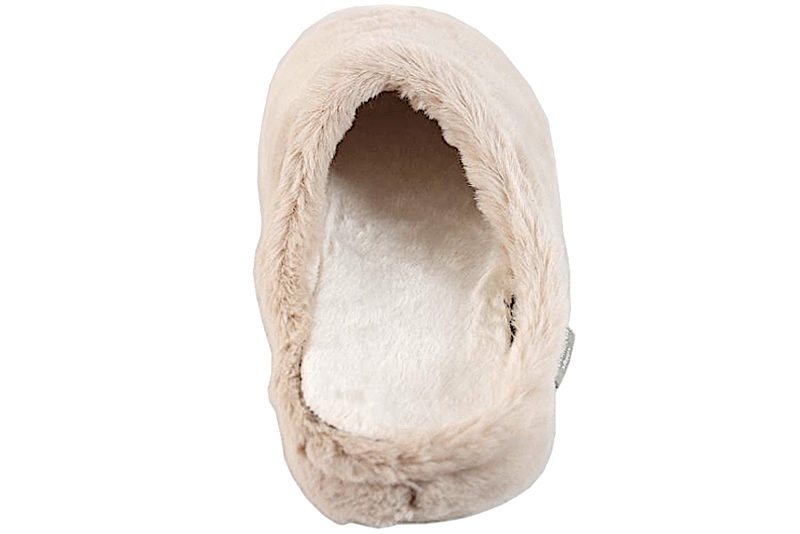 Køb COPENHAGEN SHOES FEEL HJEMMESKO I BEIGE PLYS Her - Salg af ...