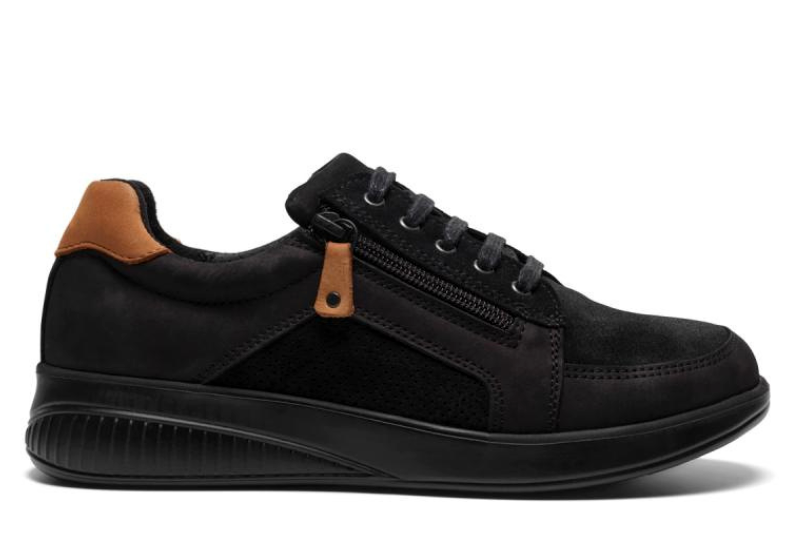 Køb NEW FEET SKO I SORT NUBUCK Her - Salg af Sko til kvinder