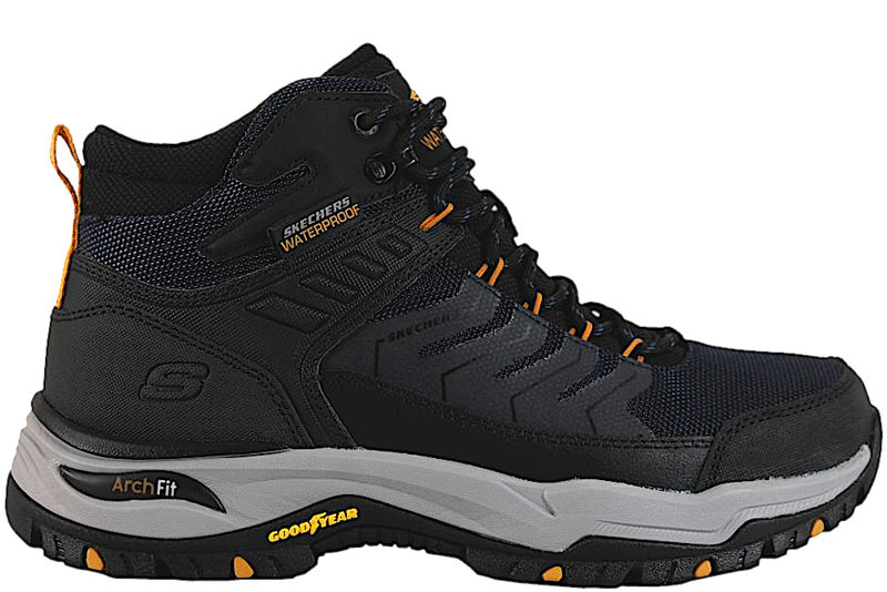 Køb SKECHERS ARCH FIT DAWSON BLÅ VINTERSTØVLE Her - Salg af Herre ...